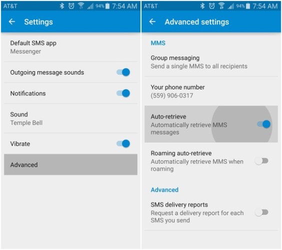 Stop and remove Android Text Message Virus (Stagefright) on Galaxy S6