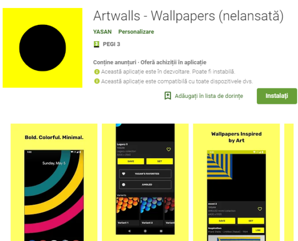 Enjoy Minimalistic & High-quality Wallpapers via Artwalls - Wallpapers